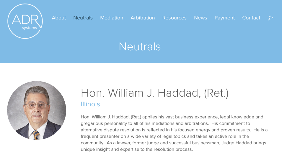 William J. Haddad, Attorney at Law | Mediation ServicesMediation ...